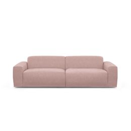 Big-Sofa Trendmanufaktur, B:254cm H:72cm T:107cm, lila, 92% Polyester, 8% Nylon, Sofas, "Braga, mit hochwertigem Kaltschaum, Megasofa, in Cord