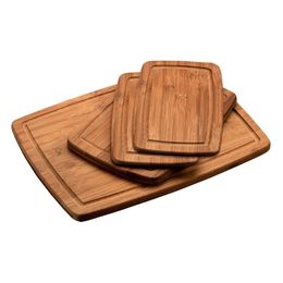 Kesper Schneidebrett "Brett aus FSC zertifiziertem Bambus", B/H/L: 28,5cm x 5,2cm x 38cm, braun, Schneidebretter