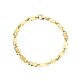 Jobo Damen Goldarmband, 21cm, Gelbgold 585, gelb, Gelbgold 585, Armb&auml;nder, 585 Gold 21 cm