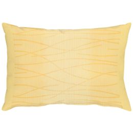 Dekokissen Apelt, B:45cm L:45cm, gelb, Polyester, Dekokissen_Sitzkissen_Kissenh&uuml;llen, "7902 Loft Gold", Kissenh&uuml;lle mit F&uuml;llung, 1 St&uuml;ck