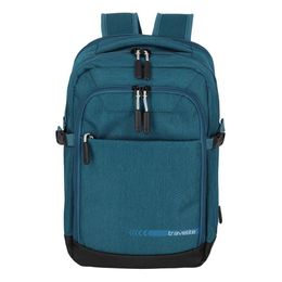 Travelite Damen Laptoprucksack "KICK OFF Cabin Rucksack", blau, Polyester, unifarben, Basic, Rucksäcke, Reiserucksack Freizeitrucksack Kabinengepäck