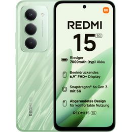 Xiaomi Smartphone "Redmi 15 5G 256 GB", 256 GB, grün, Mobiltelefone