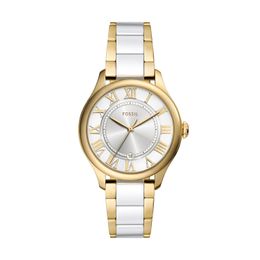 Fossil Damen Quarzuhr "GILMORE", gold, Armbanduhren, Armbanduhr, Damenuhr, analog, Tag