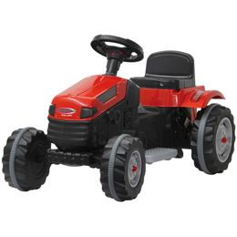 Jamara Kinder Elektro-Kinderauto "Traktor Strong Bull", rot, Kunststoff, B:51cm H:51cm T:95cm, Elektro-Kinderfahrzeuge