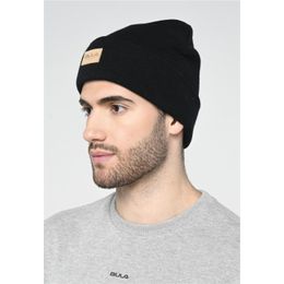 BULA Herren Beanie "Travel", schwarz, unifarben, 60% Polyacryl, 30% Polyester, 10% Polyester, M&uuml;tzen, in tollem Street-Style