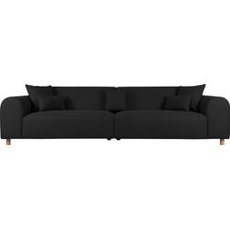 Big-Sofa Home Affaire, B:314cm H:83cm T:98cm, grau, Struktur (100% Polyester);Filzoptik (100% Polyester), Sofas, "Svennis", in 2 Bezugsqualitäten,