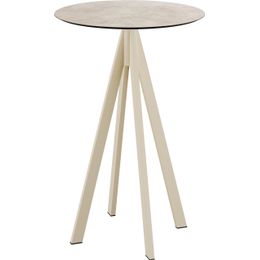 Klapptisch Essentials, B:70cm H:109,2cm T:70cm, beige, Stahl/HPL Tischplatte, Garten, Tische, "Infinity", in verschiedenen Ausführungen