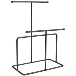 Schmuck Etagere Kleine Wolke, B:18cm H:25cm T:10cm, schwarz, Metall, Schmuckst&auml;nder, "Trinket"