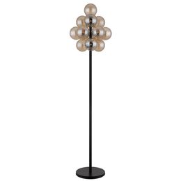 Globo LIGHTING Stehlampe "CONOR", 13, Ø 12cm H: 160cm, 1 Stk., gelb, Wohnzimmer, Leuchten, Stehleuchte, Glas, Wohnzimmer, Flur
