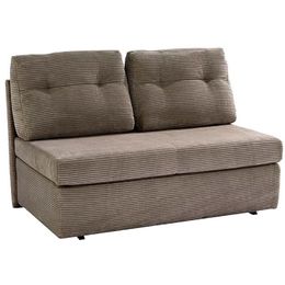 Jockenh&ouml;fer Schlafsofa, B:130cm T:85cm, grau, JOCKENH&Ouml;FER GRUPPE, Cord: 100% Polyester, Jugendzimmer, Sofas, "Torben", Platzsparendes Sofa mit G&auml;stebettfunktion