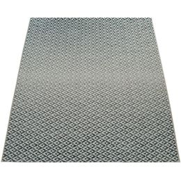 Teppich Paco Home, B:160cm H:4mm L:230cm, grau, Polypropylen (PP), Wohnzimmer, Teppiche, "Kortrijk 745", Flachgewebe, modernes geometrisches Design,