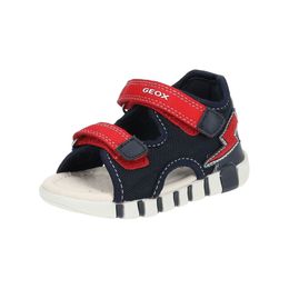 Geox Kinder Sandale "Geox Sandalen Lederimitat/Mesh", Gr. 20, blau, Lederimitat, Textil, Schuhe