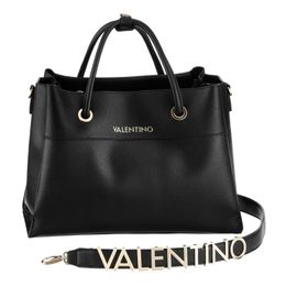 Valentino Handbags VALENTINO BAGS Damen Henkeltasche "ALEXIA", schwarz, Polyurethan (PU), Taschen, Umhängetasche Schultertasche mit goldfarbenen Details