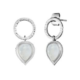 Engelsrufer Damen Paar Ohrstecker "Mondstein für Lebenskraft & Heiterkeit", Silber 925 (Sterlingsilber), bunt, Silber 925 (Sterlingsilber), Ohrringe,