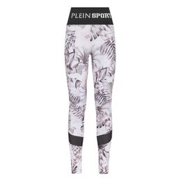 Plein Sport Damen Leggings "Leggings", bunt, Gr. M, Obermaterial: 90% Polyester, 10% Elasthan, Hosen