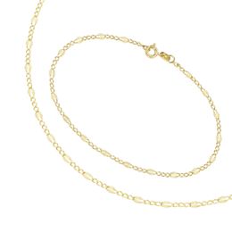 Firetti Damen Ketten und Armband Set "Multipack Schmuck Geschenk Silber 925 Armkette Halskette", gold, Silber 925 (Sterlingsilber), Schmuck_Sets