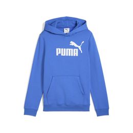 Puma Jungen Hoodie "ESS No. 1 Logo Fleece-Hoodie Jungen", blau, Gr. 128, Obermaterial: 34% Polyester, 66% Baumwolle; Kapuzenfutter: 100% Baumwolle;