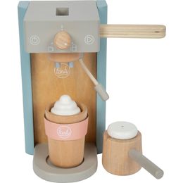 Small Foot Kinder Kinder-Kaffeemaschine "Kaffeemaschinen-Set „tasty“", bunt, Holz, Spielzeug-Haushaltsgeräte