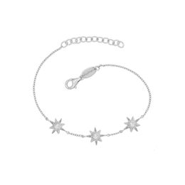 Engelsrufer Damen Armband "Sternenanhänger", 20cm, Silber 925 (Sterlingsilber), silber, Silber 925 (Sterlingsilber), Armbänder, mit Zirkonia (synth.)