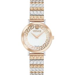 Versace Damen Quarzuhr "Versace DAEDALUS", gold, Armbanduhren, Armbanduhr, Damenuhr, Swiss Made, Edelstahlarmband, analog, Saphirglas