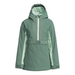 Roxy Damen Snowboardjacke "Radiant Lines Overhead", grün, Gr. XL, 100% Polyester, Jacken