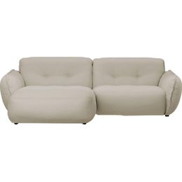 Ecksofa BETYPE, B:289cm H:87cm T:184cm, beige, 100% Polyester, Wohnzimmer, Sofas, "Be Fluffy Mega Sofa, bequem, viel Platz, Breite 289cm, L-Form",