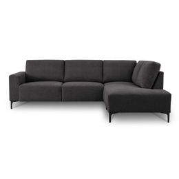 Ecksofa Home Affaire, B:256cm H:85cm T:198cm, grau, 100% Polyester, Wohnzimmer, Sofas, "Tournon, L-Form, Breite 256 cm, Webstoff, Chenille",