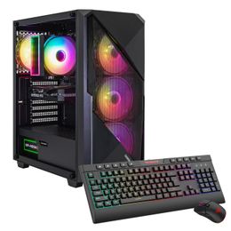 GAMEMAX Gaming-PC "Striker 7632 AMD Ryzen 5 7500F RTX 5070Ti 32GB DDR5 1TB SSD", Microsoft Windows 11 Home (64 Bit), 32 GB RAM 1.000 GB SSD, schwarz,