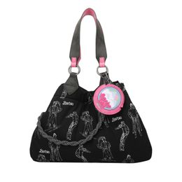 Damen Henkeltasche "Apres Ski Limited Barbie", Fritzi aus Preussen, schwarz, Nylon, bedruckt, Taschen, mit angesagtem Barbie-Print