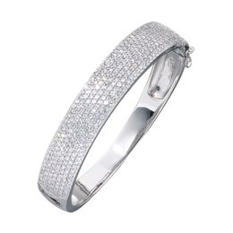 Jobo Damen Armreif, Silber 925 (Sterlingsilber), silber, Silber 925 (Sterlingsilber), Armb&auml;nder, 925 Silber mit 359 Zirkonia
