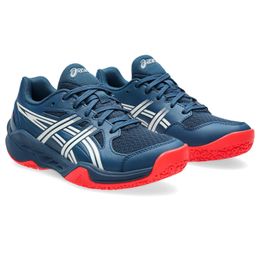 asics Mädchen Hallenschuh "GEL-POWERBREAK GS", Gr. 37, weiß, Synthetik, Schuhe, für Hallensport