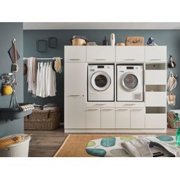 Mehrzweckschrank-Set LAUNDREEZY, B:235cm H:200cm T:67,5cm, wei&szlig;, Holzwerkstoff, Kastenm&ouml;bel-Sets, "LAUNDREEZY LDSK15", Breite 235 cm,