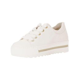 Gabor COMFORT Damen Sneaker "Gabor Comfort Sneaker Nappaleder", Gr. 41, weiß, Nappaleder, Schuhe