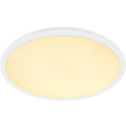 Nordlux LED Deckenleuchte "OJA", 1, Ø 60cm H: 2,3cm, weiß, Wohnzimmer, Leuchten, LED Deckenlampe