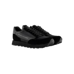 Armani Exchange Herren Sneaker "Sneaker", Gr. 44, schwarz, Obermaterial: 90% Rindsleder Leather cow. 10% Textilmaterial TEXMAT. Futter: 100%