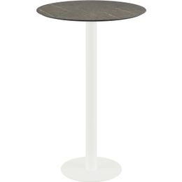 Klapptisch Essentials, B:70cm H:109,2cm T:70cm, weiß, Pulverbeschichteter Stahl, Garten, Tische, "Urban", in verschiedenen Ausführungen