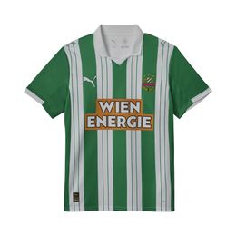 Puma Damen Trainingsshirt "SK Rapid Wien 25/26 Heimtrikot Herren", wei&szlig;, Gr. XXL, gestreift, 100% Polyester, Shirts