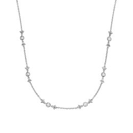 Emporio Armani Damen Kette ohne Anhänger "Schmuck Geschenk Silber 925 Halsschmuck", Silber 925 (Sterlingsilber), L: 45 B: 1mm, silber, Silber 925