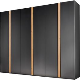 Dreht&uuml;renschrank Wiemann, B:295,2cm H:236cm T:58cm, grau, Holzwerkstoff, Schr&auml;nke, "Lagos", inkl. T&uuml;rend&auml;mpfung
