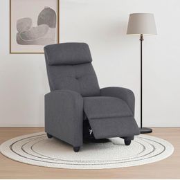 Relaxsessel Home Affaire, B:68,5cm T:86cm, grau, Wohnzimmer, Sessel, "VESOUL, TV-Sessel, Ruhesessel mit Schlaffunktion, Webstoff", Loungesessel mit