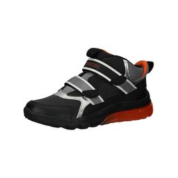 Geox Kinder Sneaker "Geox Sneaker Lederimitat/Textil", Gr. 24, schwarz, Lederimitat, Textil, Schuhe
