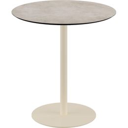 Klapptisch Essentials, B:70cm H:73,2cm T:70cm, beige, Pulverbeschichteter Stahl, Garten, Tische, "Urban", in verschiedenen Ausführungen