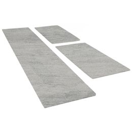 Bettumrandung Theko, H:24mm, beige, Obermaterial: 100% Wolle, Schlafzimmer, Bettumrandungen, "Maloronga Uni", echter Berber Teppich, reine Wolle,