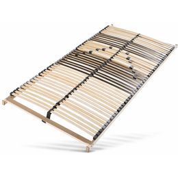 Lattenrost Beco, B:80cm H:7,5cm L:200cm, beige, Lattenroste, "Heros Fix NV 2-tlg.", 8 Zonen-Luxus, H&auml;rteregulierung