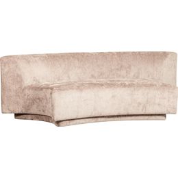 2-Sitzer Woood, B:215cm H:72cm T:97cm, beige, Sofas, "Popular", frei im Raum stellbar, mit grobem Chenille gef&uuml;ttert, Breite 215 cm