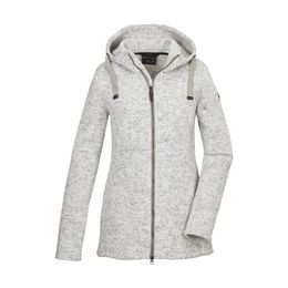 G.I.G.A. by Killtec Damen Fleecejacke "GW 72 WMN KNTFLC JCKT", beige, Gr. 48, G.I.G.A. DX BY KILLTEC, Oberstoff: 100% Polyester, Jacken, Strickfleecejacke mit Kapuze u