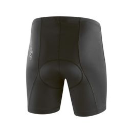 Gonso Herren Fahrradhose "Billy", schwarz, Gr. S, 78% Polyamid, 22% Elastan, Hosen, kurze Herren Radlerhose mit Sitzpolster, strapazierf&auml;hige Radhose