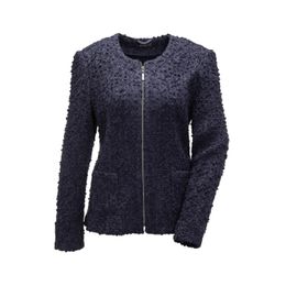 GOLDNER Damen Jerseyblazer "Kurzgr&ouml;&szlig;e Trageangenehme Jerseyjacke", gr&uuml;n, Gr. 23, Obermaterial: 77% Polyacryl PAN. 18% Polyamid PA. 5% Wolle WO.,