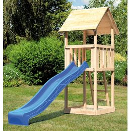 Konifera Jungen Spielturm "Rosie 2", beige, Holzwerkstoff, B:107cm H:291cm T:107cm, Spieltürme, BxTxH: 107x107x291 cm