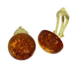 OSTSEE-SCHMUCK Damen Paar Ohrclips "OSTSEE-SCHMUCK Ohrclip Klassisch 16 mm Ohrclip Klassisch 16 mm", 16mm, Gelbgold 585, gelb, Gelbgold 585, Ohrringe
